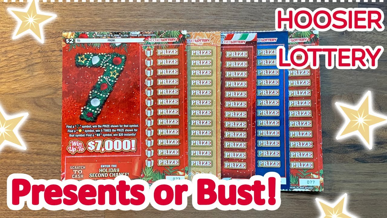 Holiday 7's - Indiana Scratch Off Tickets - Hoosier Lottery - $10 ...