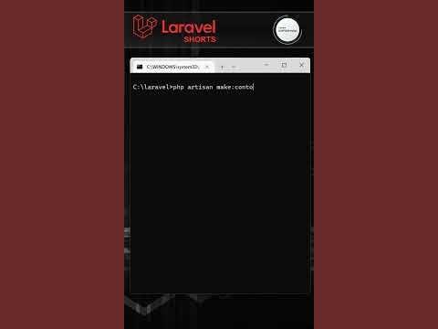 Laravel 9 Shorts - Create Controller - YouTube