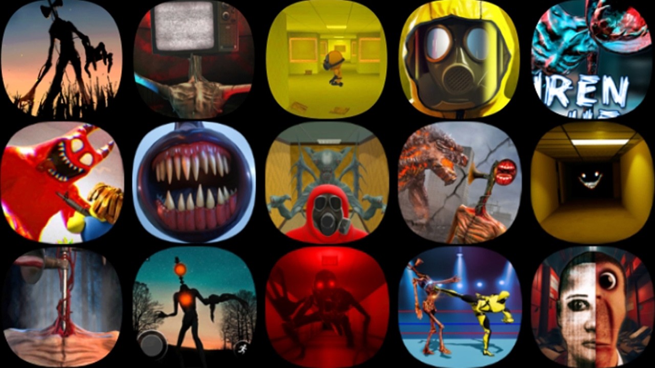 Siren Head Fiend 💥 TV Head Escape 3D 💥 Backrooms Shoot Them All 💥 Hide ...
