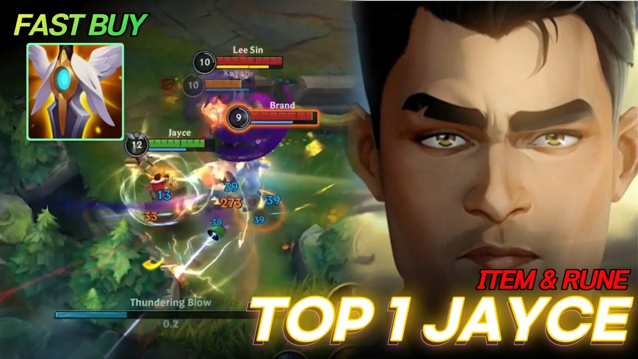 1등 제이스의 빠른 부갑템트리?! TOP 1 JAYCE ITEM & RUNE IS OP? LET ME TRY! - YouTube