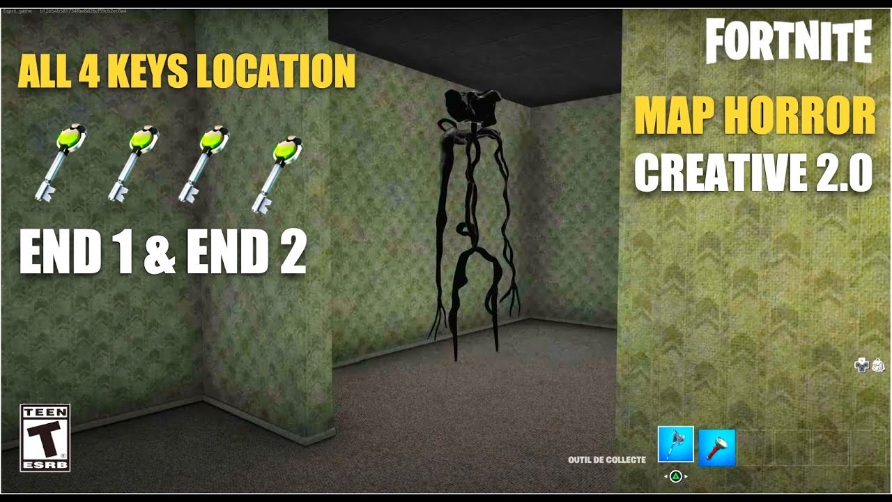 THE BACK ROOM STORY (HORROR MAP) FORTNITE SOLUTIONS CREATIVE 2.0 ...