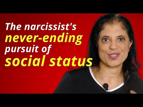 The narcissist's never-ending pursuit of social status