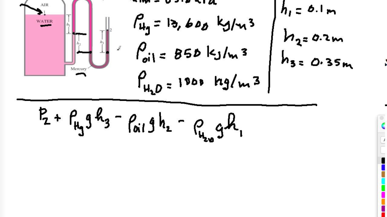 Fluid Static 3 Multifluid Manometer YouTube fluid-static-3-multifluid-manometer-youtube