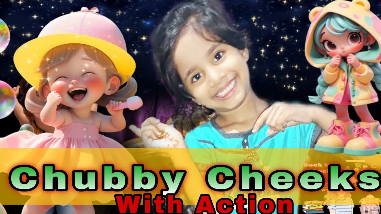 Chubby Cheeks With Action | Action Rhyme #chubbycheeks - YouTube