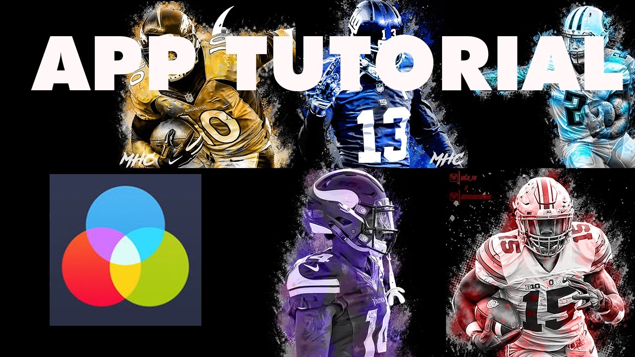 SPORTS EDITS SPLASH APP TUTORIAL!! - YouTube