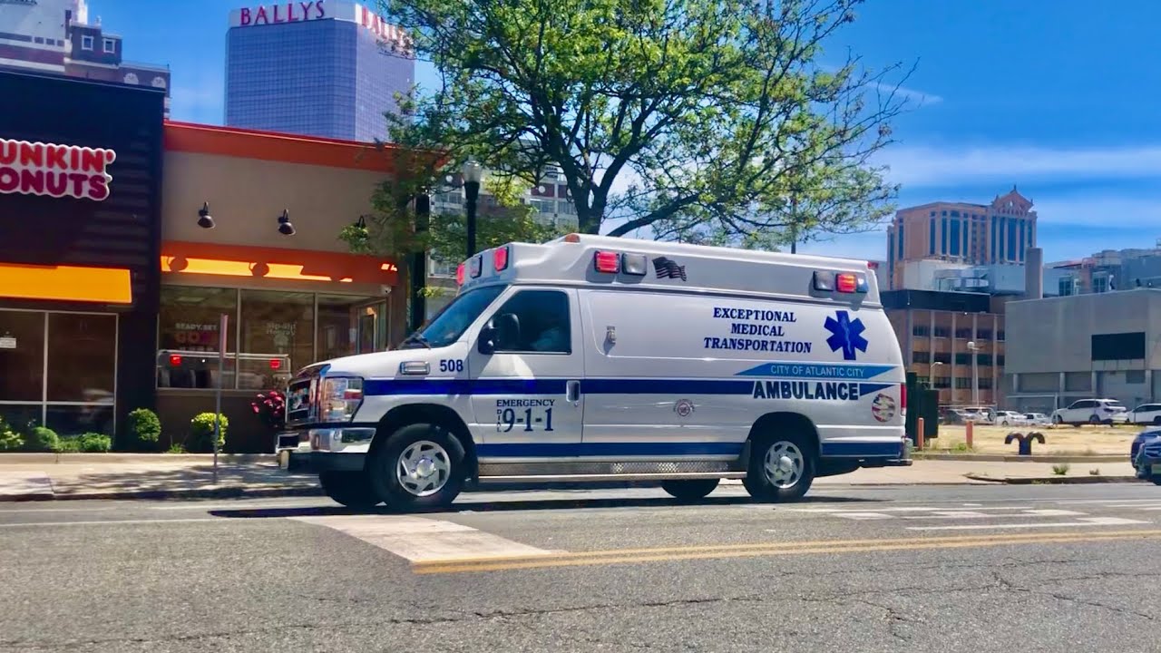 Exceptional Medical Transportation Atlantic City EMS #508 Responding on ...