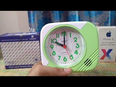 Orpat Analong Alarm Clock Unboxing and Review | Best For Students - YouTube