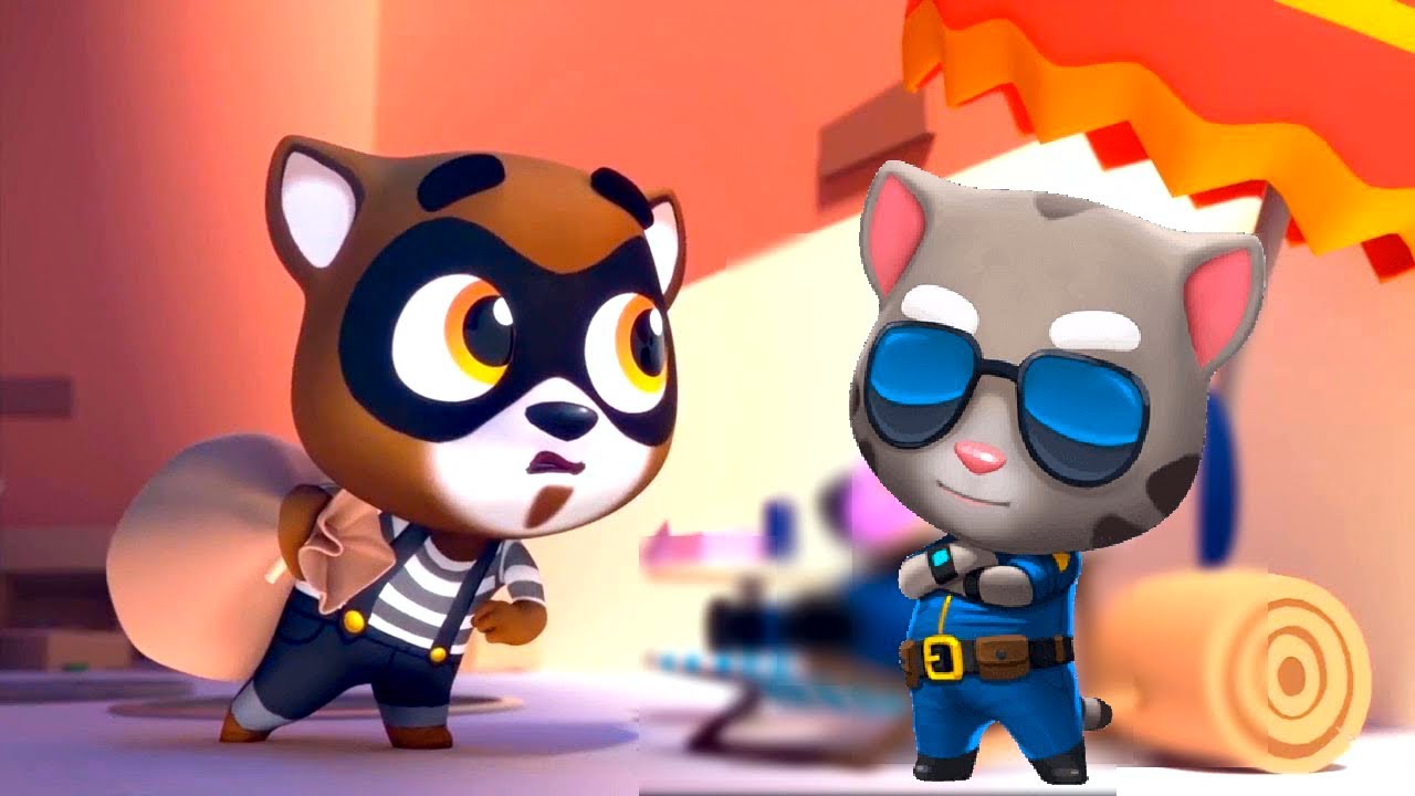 Running to the music of Officer Tom I Talking Tom Gold Run Mod ...