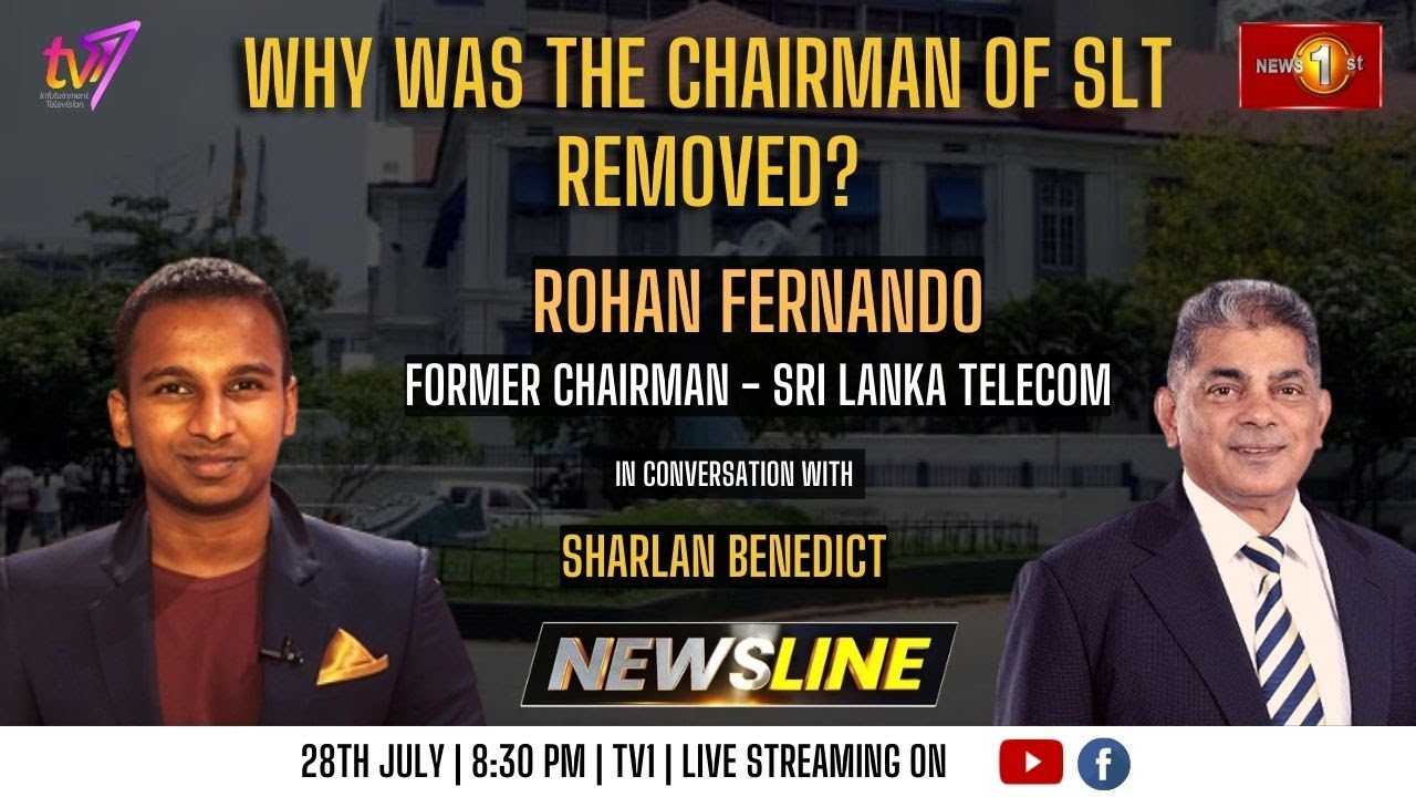 Newsline | Why was the chairman of SLT removed? | Rohan Fernando | 28th ...