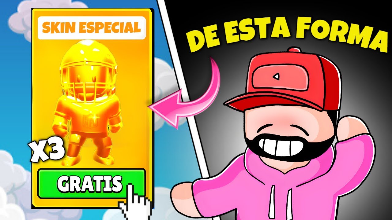 Como CONSEGUIR esta SKIN DORADA de LA NFL en STUMBLE GUYS - YouTube