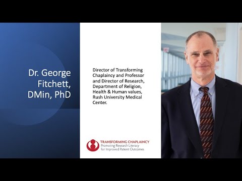 HPSCRN Office Hours January 2021 featuring George Fitchett, DMin, PhD ...