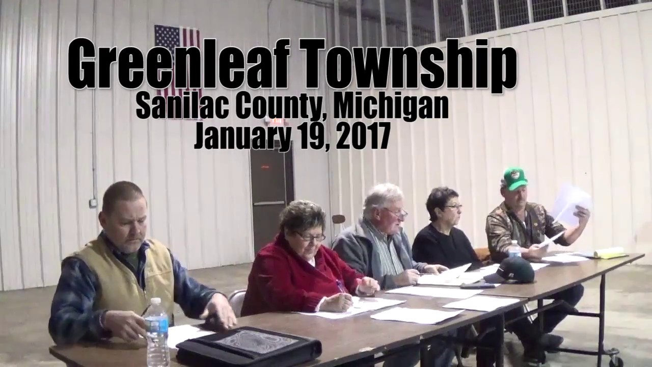 Greenleaf Township January 19, 2017 - YouTube