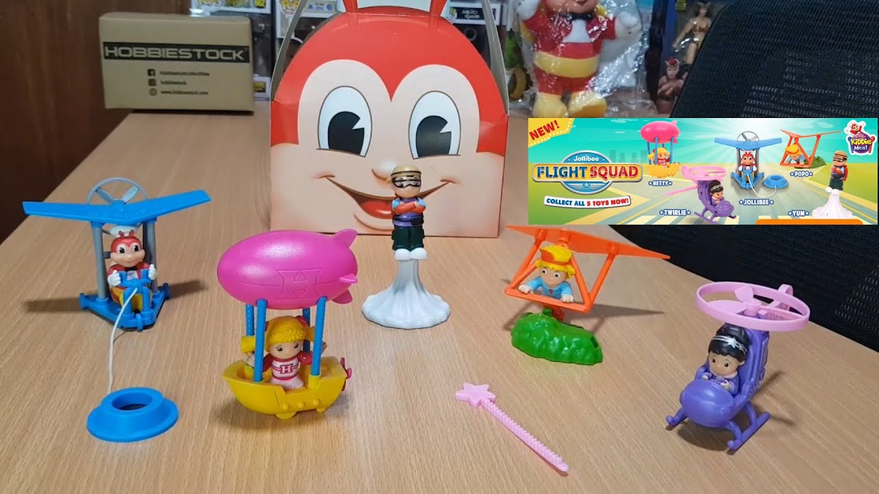 Jollibee's Kiddie Meal Flight Squad Unboxing - YouTube