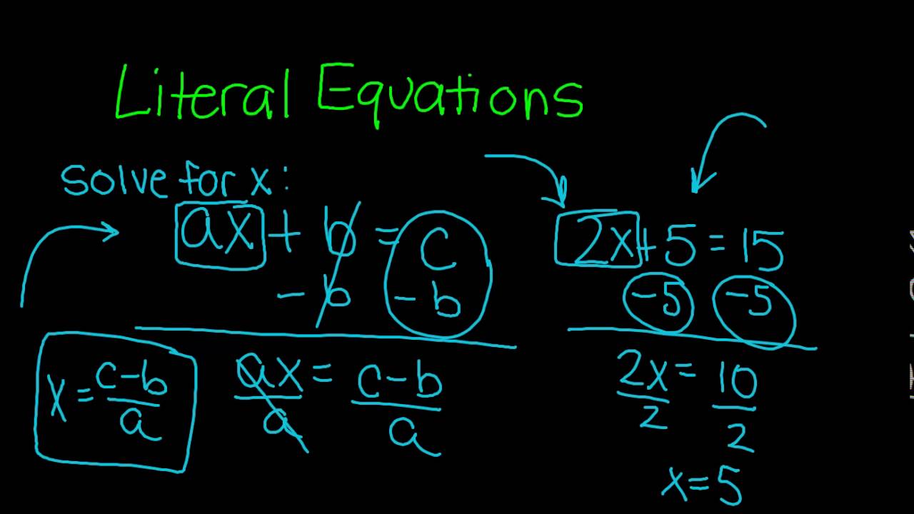 Introduction To Literal Equations YouTube introduction-to-literal-equations-youtube