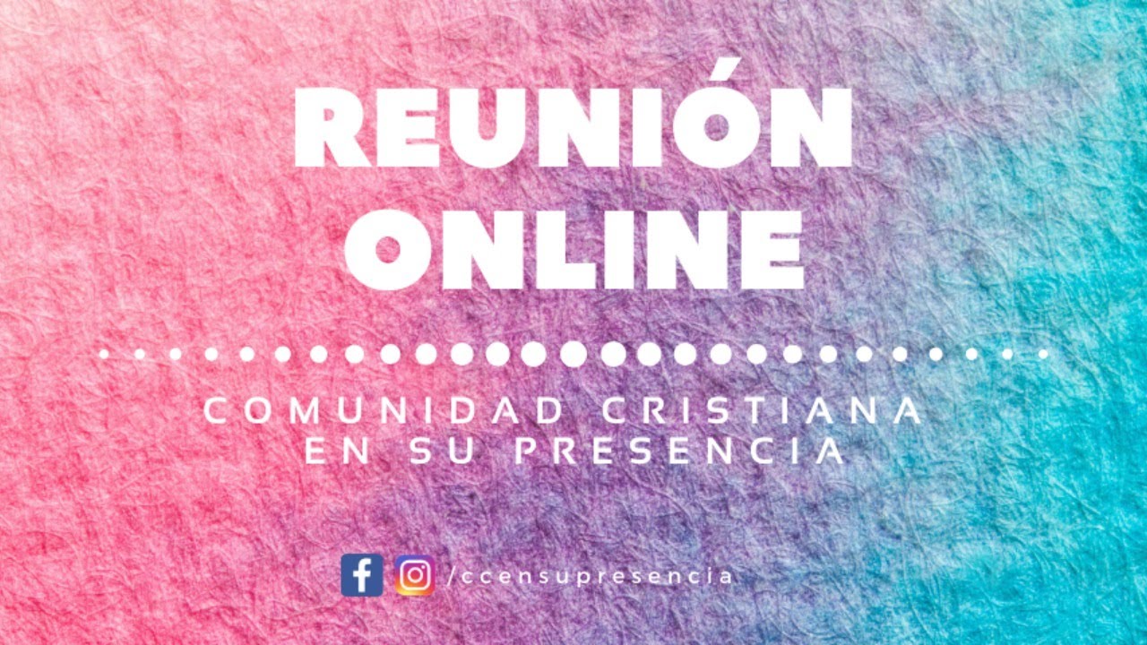 Reunión Online - YouTube