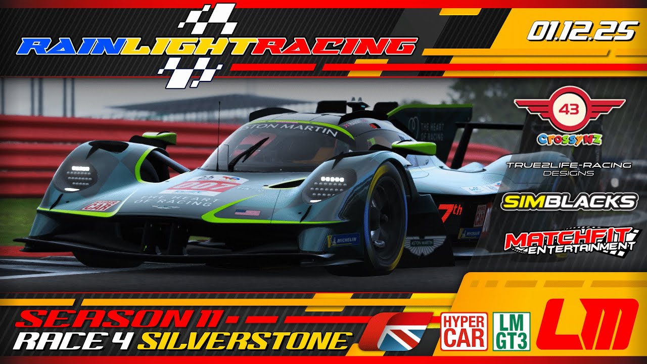 RAIN LIGHT RACING | 2025 | LMU SERIES-III | RND-4 | SILVERSTONE - YouTube