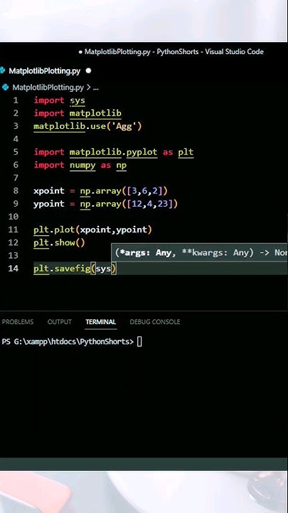 Matplotlib Plotting Shorts #python #pythontutorial #matplotlib #shorts #coding - YouTube