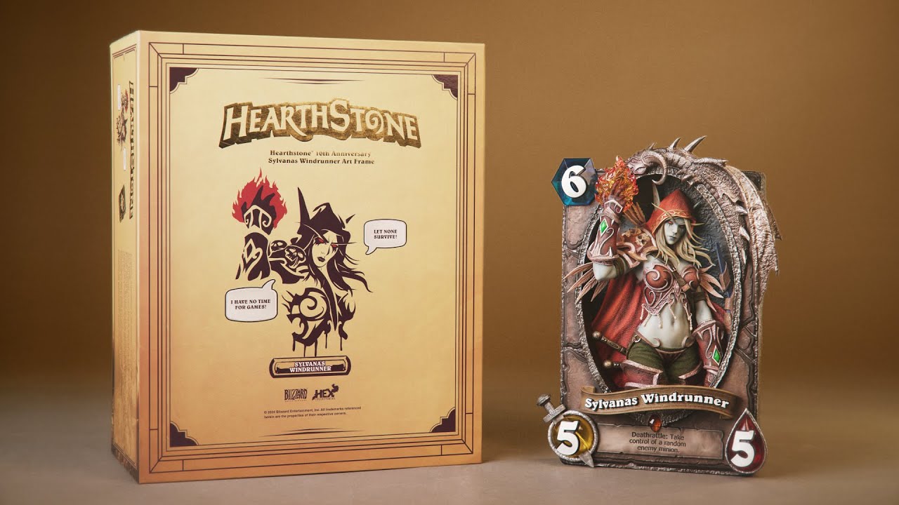 HEX Collectibles Out of the Box: Hearthstone® Sylvanas Windrunner Art ...