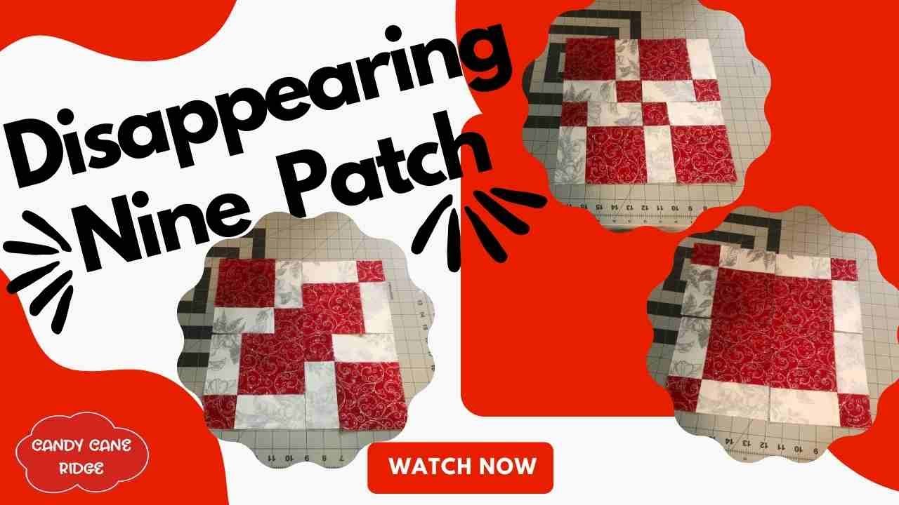 Disappearing Nine Patch Quilting Tutorial (Video Tutorial) Several different options - YouTube