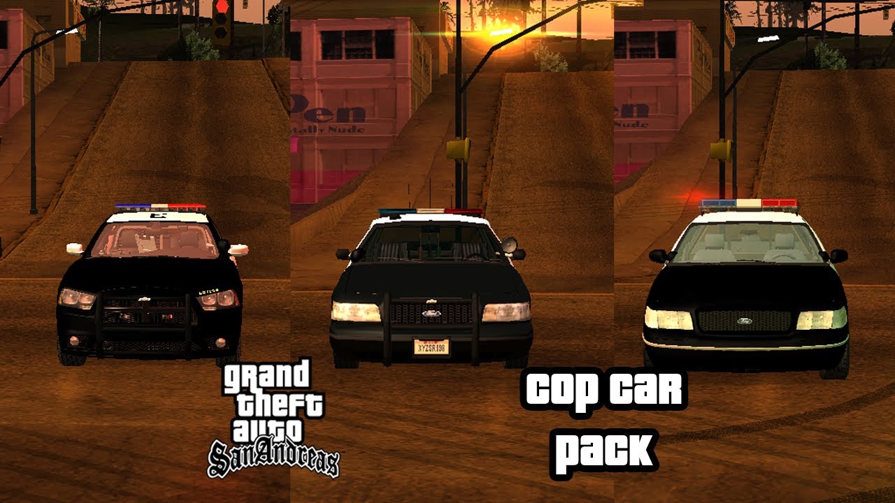 SHARE!! Police Car Pack for GTA SA / SAMP - YouTube