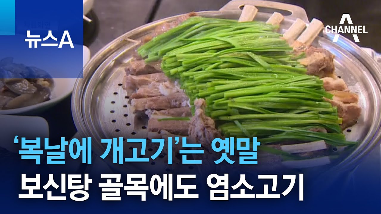 ‘복날에 개고기는 옛말…보신탕 골목에도 염소고기 뉴스a Youtube