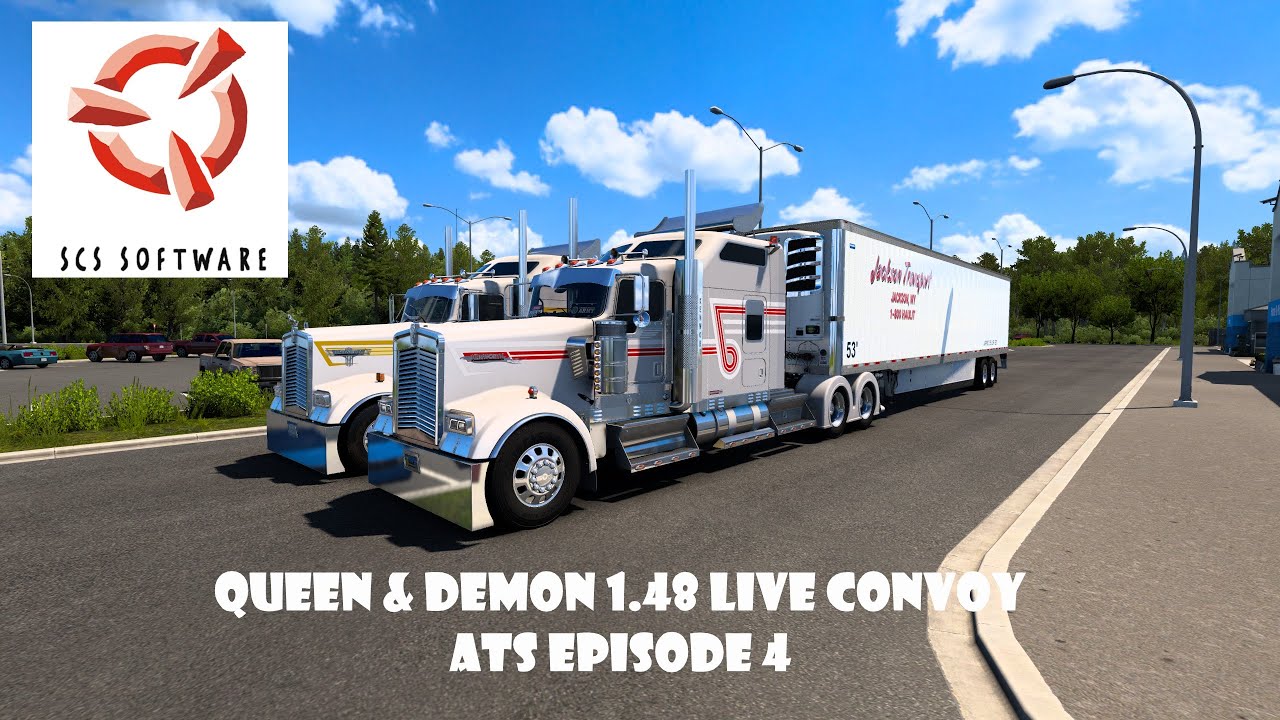 Queen & Demon 1.48 live convoy ats episode 4 - YouTube