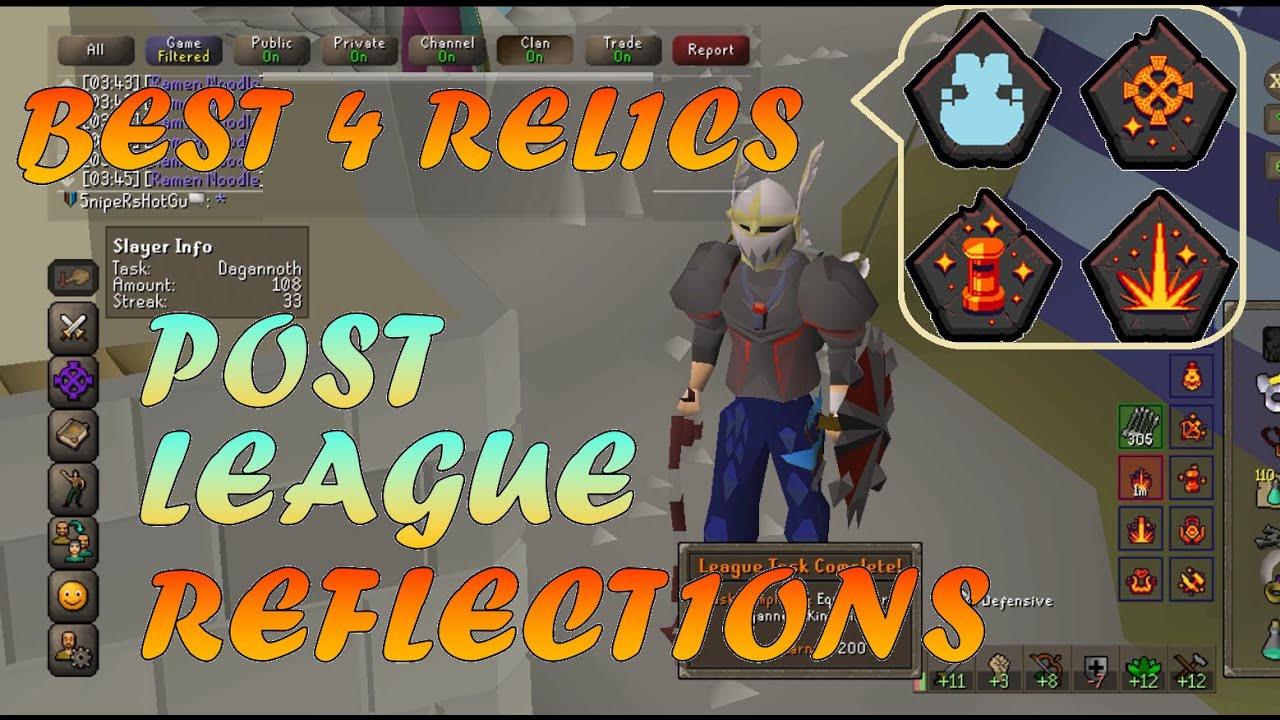 8th Relic! Post #League 4 reflections, mistakes and future plan #OSRS #Part7 #Day55 #Endgame ...