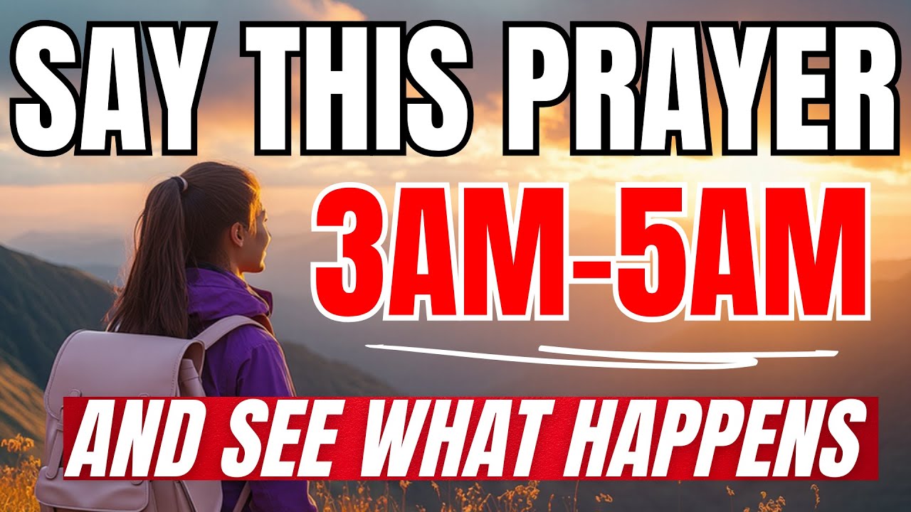 When You Wake Up At 3AM, Pray This Powerful Early Morning Prayer For ...