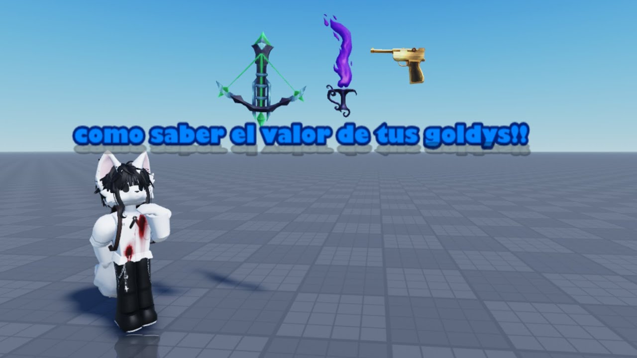 como saber el valor de tus armas de mm2!! (roblox) - YouTube