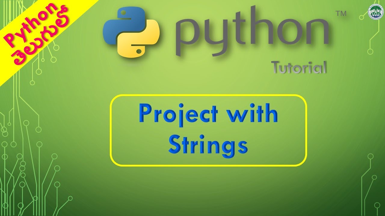 Python Tutorial String Project Part3 Youtube