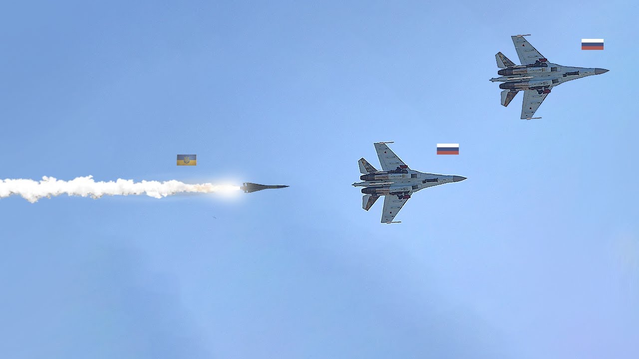 Minute to die! Russian Su-35 "Super Flanker" fighter jets shot down by ...