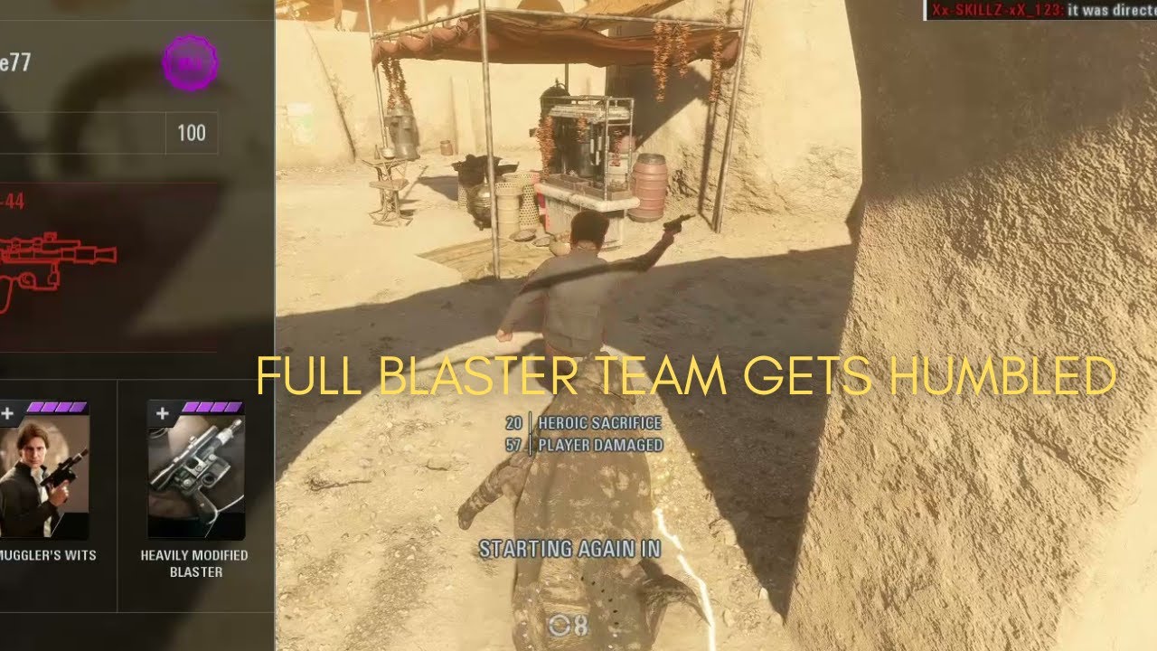 TOXIC HAN AND FULL BLASTER TEAM GET DESTROYED | Star Wars BF2 HvV #350 ...