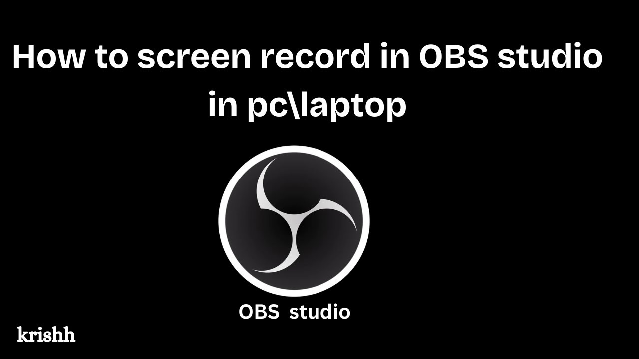 how to screen record in OBS studio pc\laptop | screen record | OBS ...