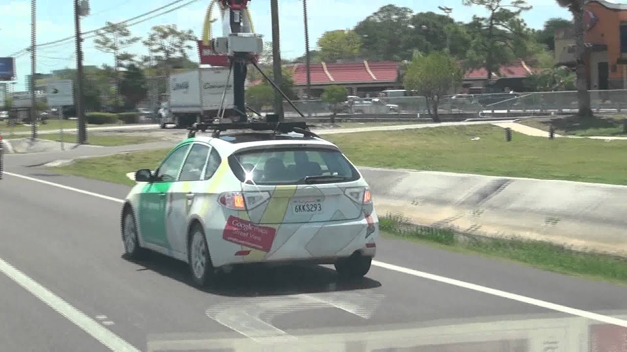 I SAW THE GOOGLE EARTH CAR IN TRAFFIC - YouTube