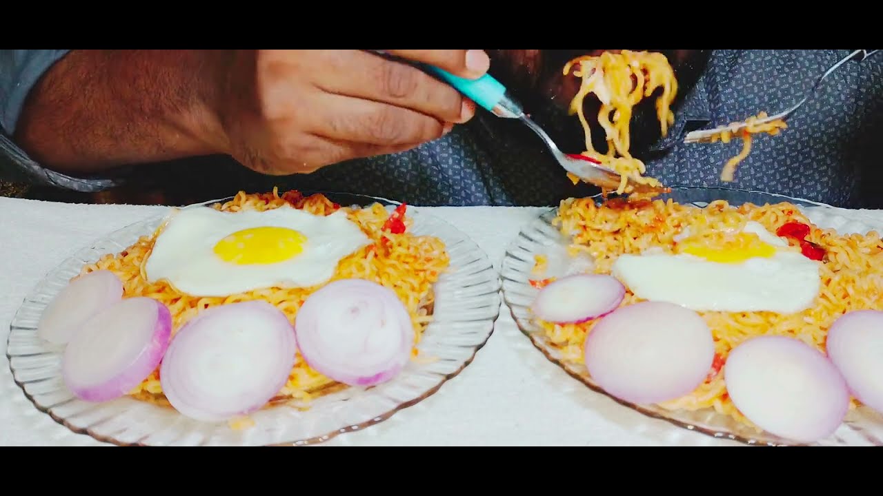 Eating tasty Yippee 🍝... - YouTube