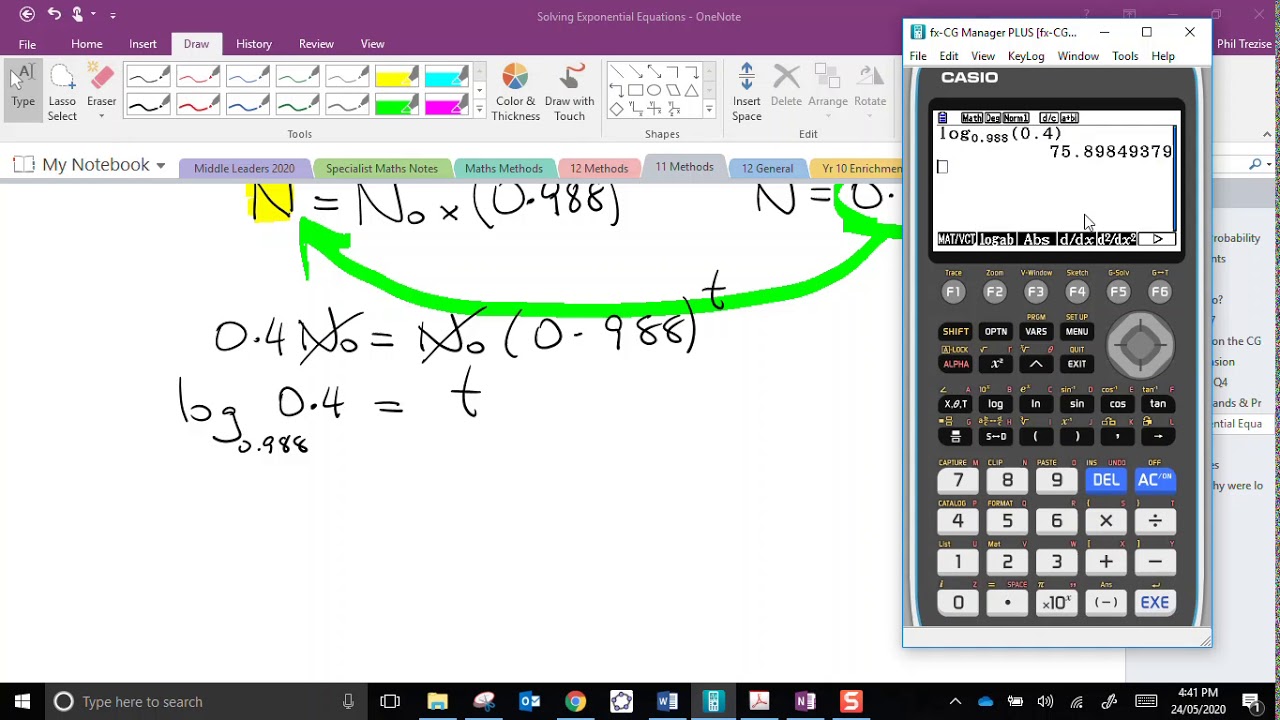 Exponential Decay and Carbon 14 - YouTube