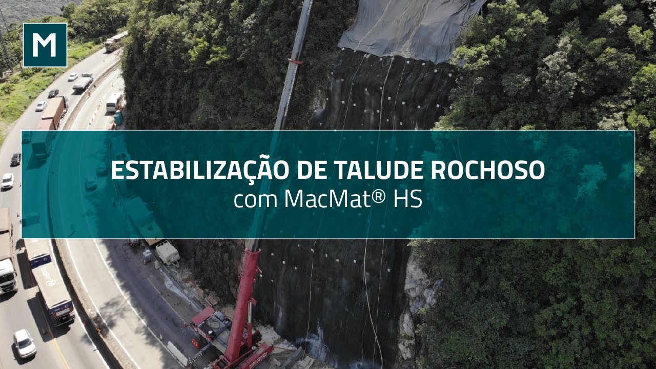 Estabilização de Talude Rochoso com MacMat® HS - BR 277, Morretes ...