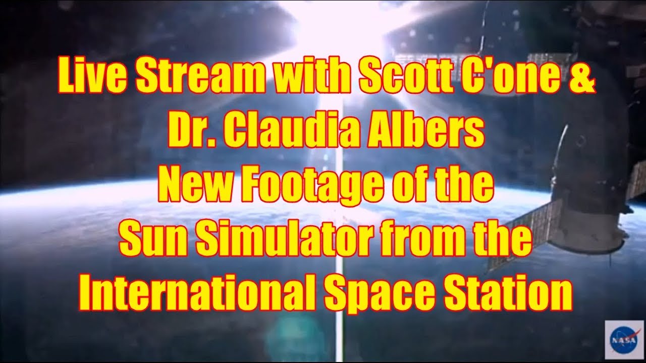 Planet X News - New Footage of the Sun Simulator from the ISS - YouTube