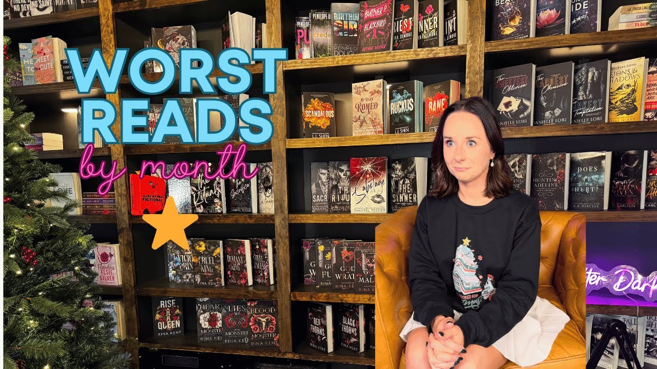 worst reads from each month 📚 the books that made me cringe, want to ...