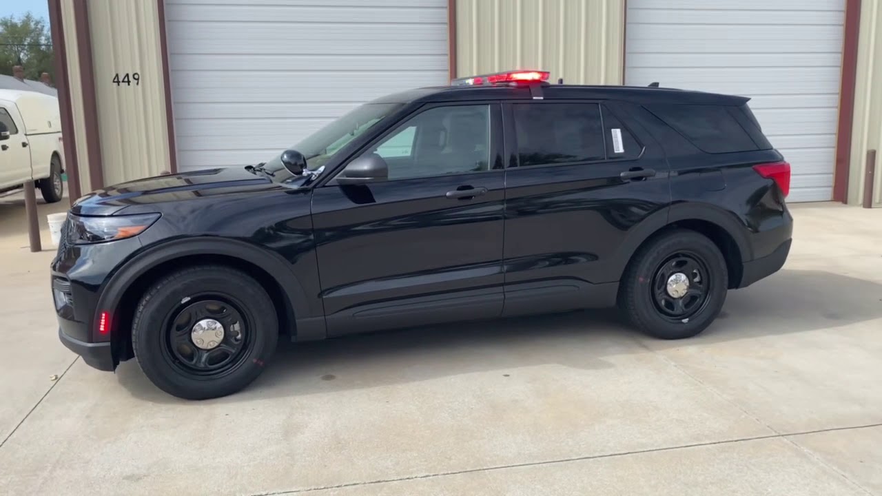 Black Ford Interceptor Upfitting - YouTube
