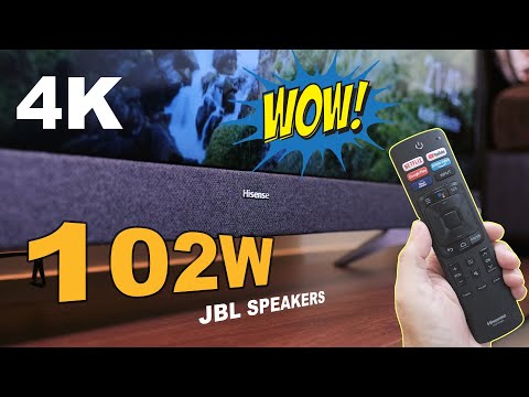 Hisense Tornado TV Sound By JBL 55 inch 4K smart TV (A73) with 102W Speaker