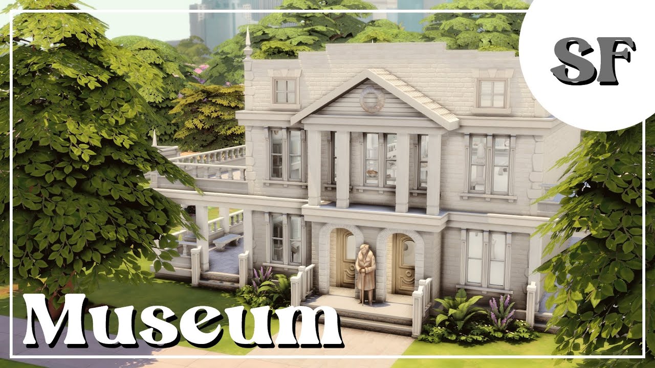 I made a Museum in The Sims 4 for my Willow Creek Save File - YouTube
