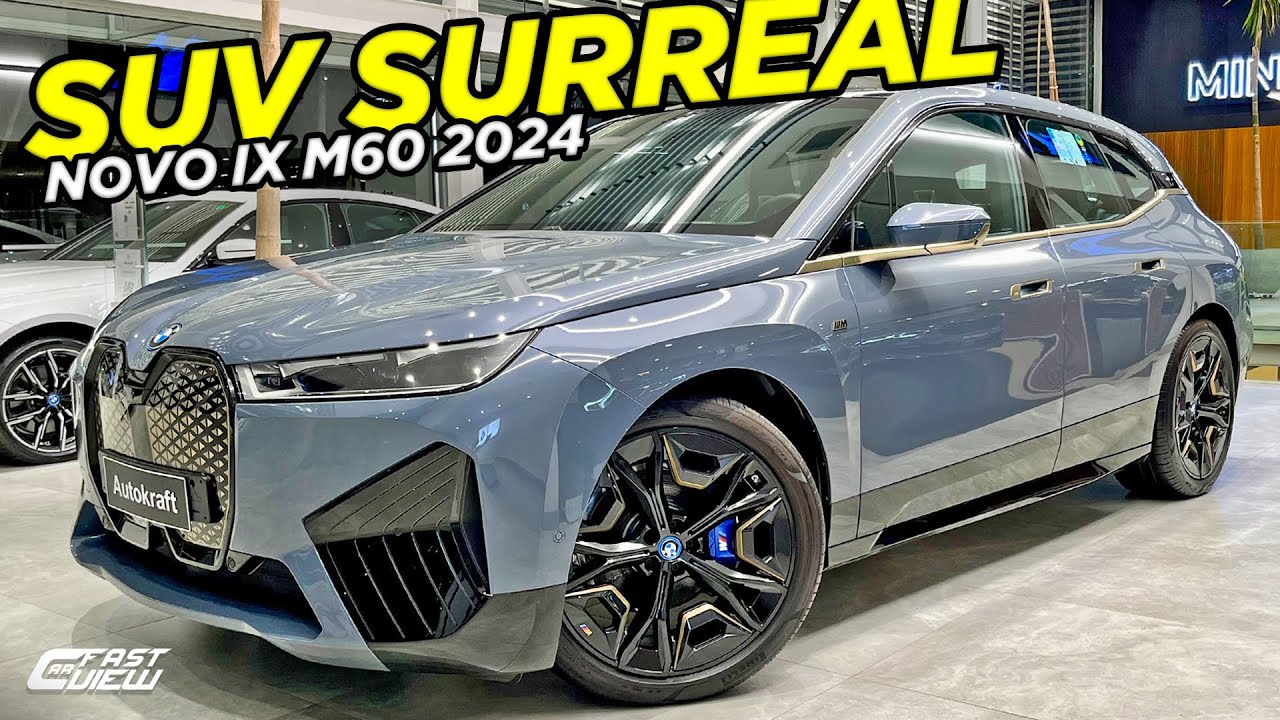 NOVA BMW iX M60 2024 COM INTERIOR JAMAIS VISTO, POTÊNCIA DE X6 M ...