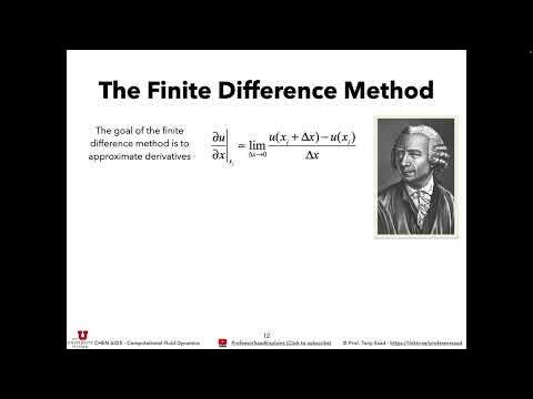 uCFD 2024 - Lecture 3: Finite Difference Methods for Advection ...