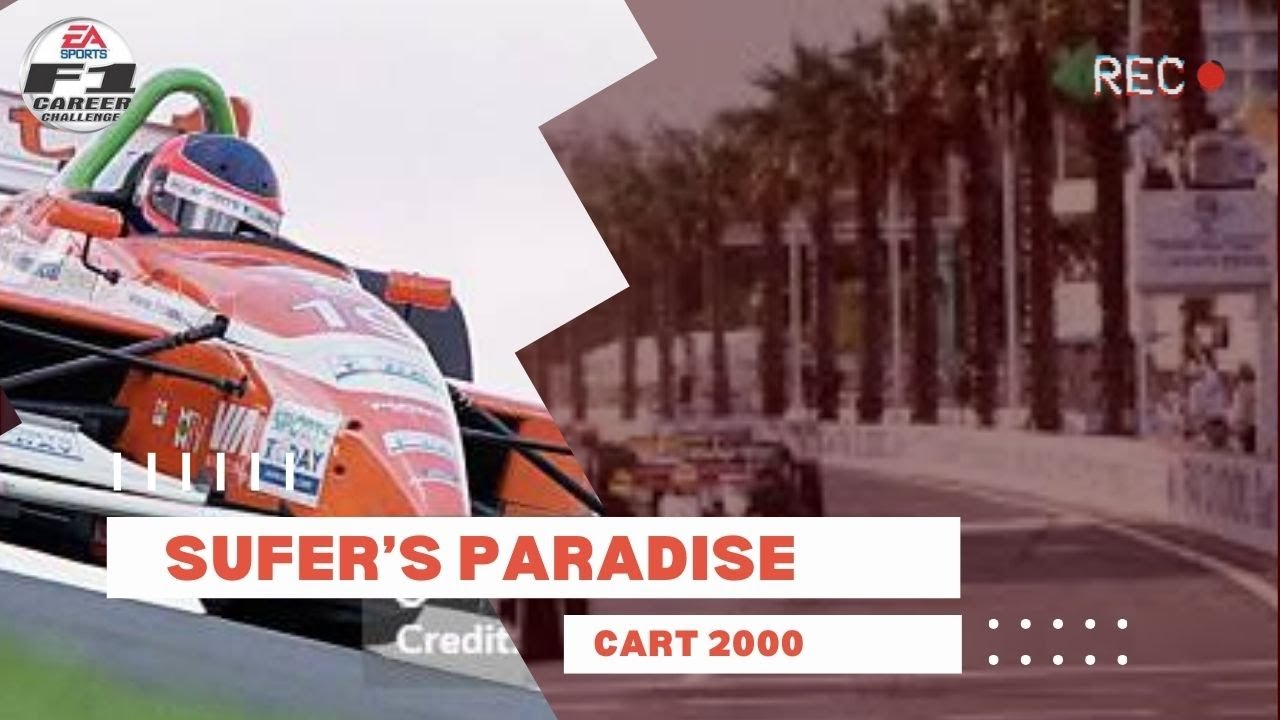 F1 Challenge Cart 2000 round 18 - Surfer's Paradise | Ah, os freios ...