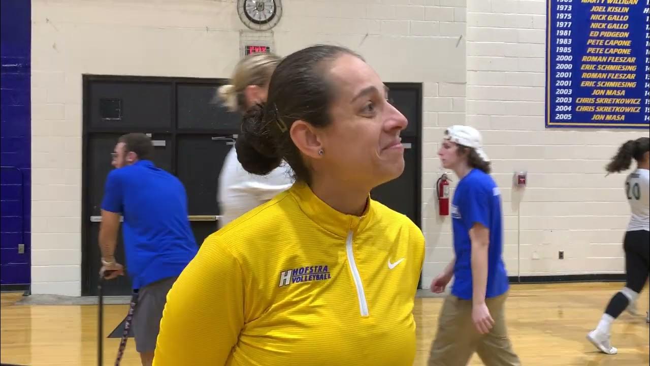 Vb Hofstra Head Coach Emily Mansur Postgame Vs William And Mary 10 15