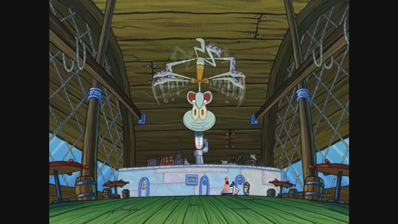 SpongeBob SquarePants - Squidward Lands in Sea Berry Pie - YouTube