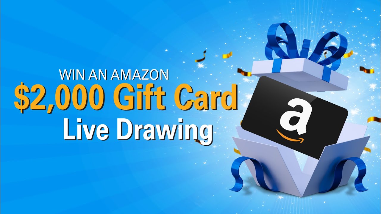 $2,000 Amazon Gift Card - Live Drawing - YouTube