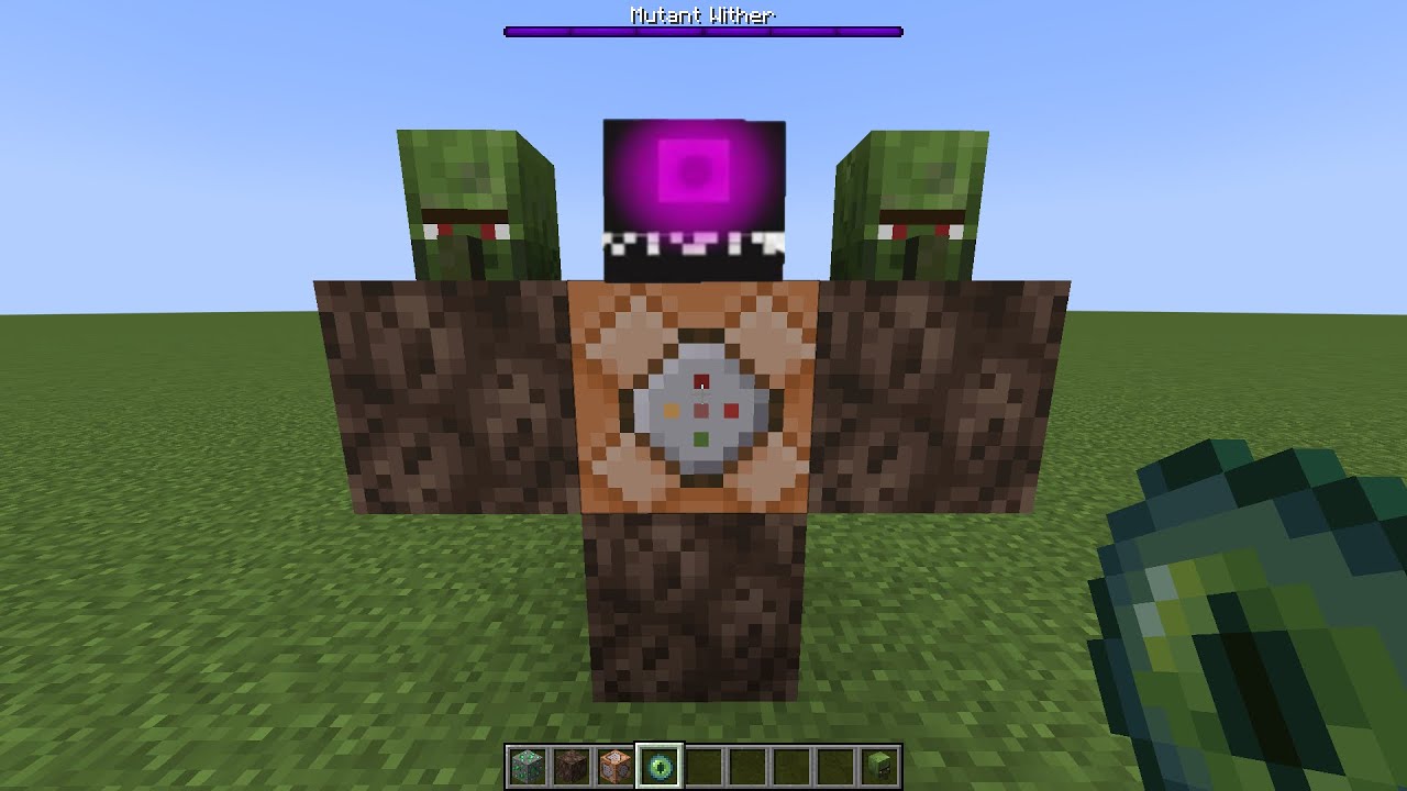 what if you create a WITHER ZOMBIE MUTANT in MINECRAFT - YouTube