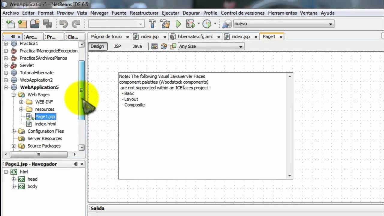 Tutorial Librerias de Hibernate en NetBeans 6 5 - YouTube